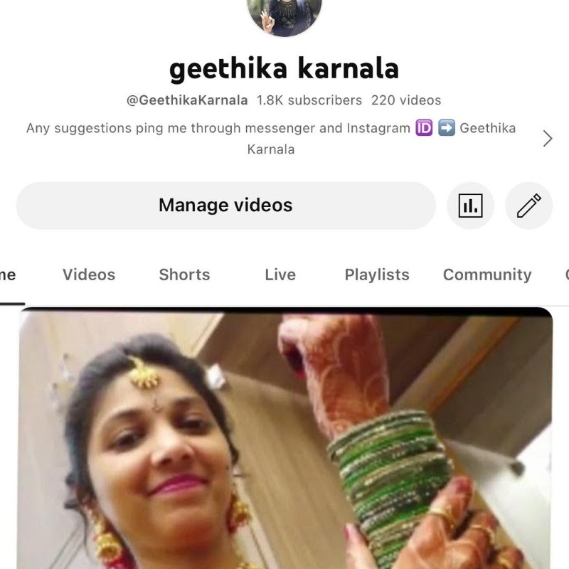 Geethika Karnala (@geethikakarnala) | Snapchat Stories, Spotlight & Lenses